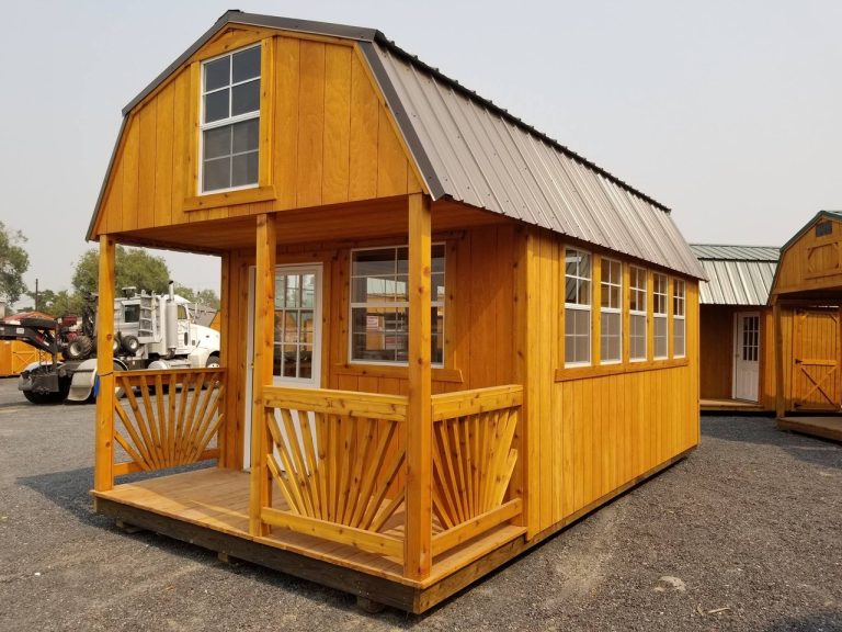 Side Porch Package - Portable Buildings of Alberta