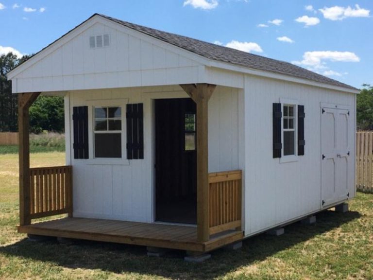 Side Porch Package - Portable Buildings of Alberta