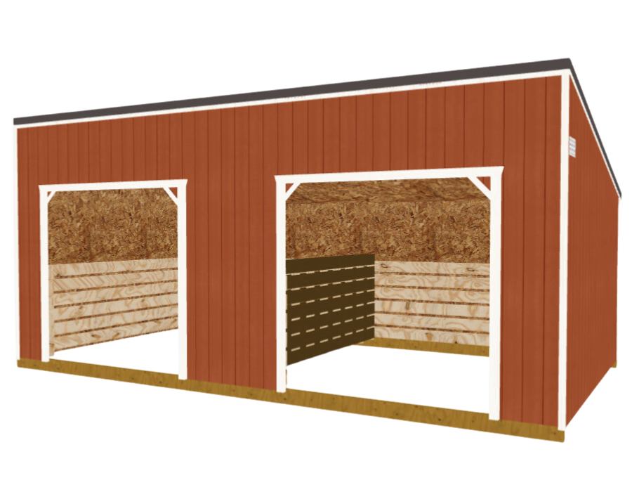 Horse Shelter - Portable Buildings of Alberta