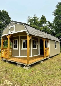 Side Porch Package - Portable Buildings of Alberta